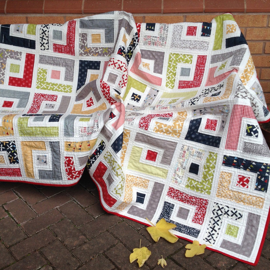 PDF Quilt Pattern Modern Quilt Pattern for Jelly Rolls 6 | Etsy