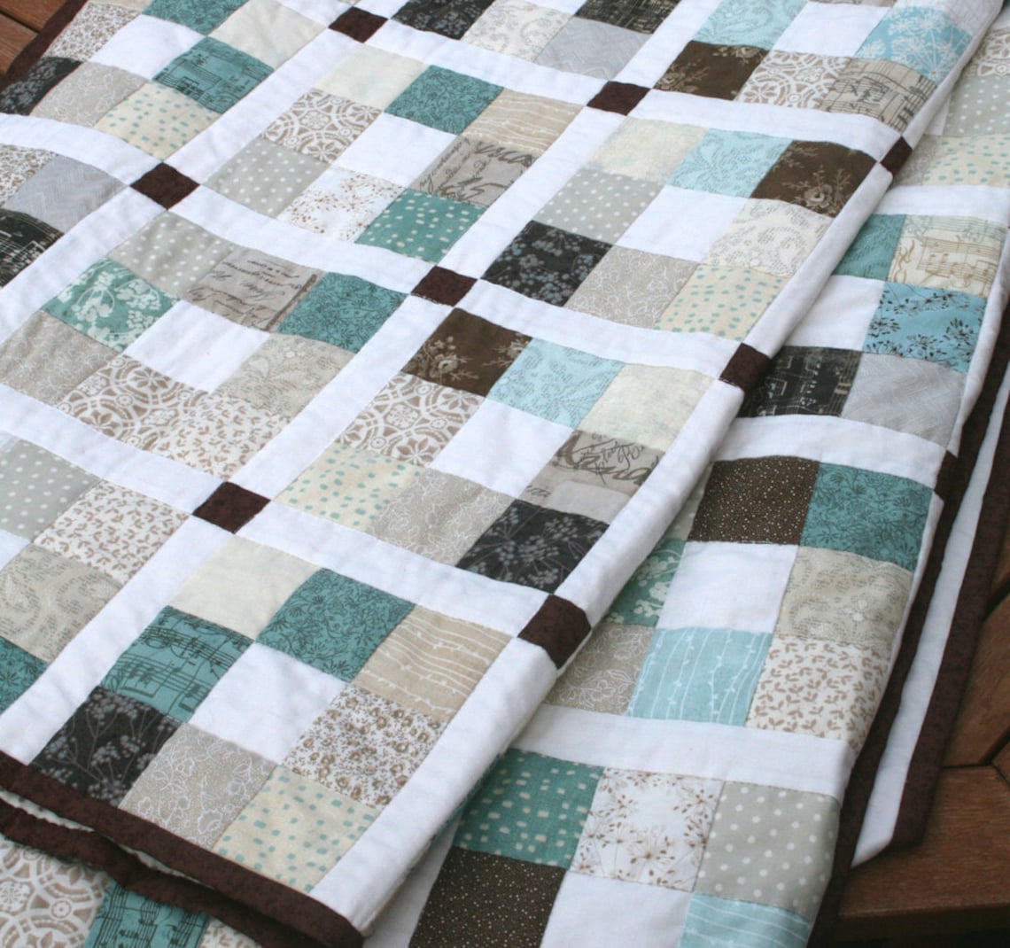 Modern Quilt Pattern Jelly Roll Quilt Pattern PDF 5 Sizes - Etsy