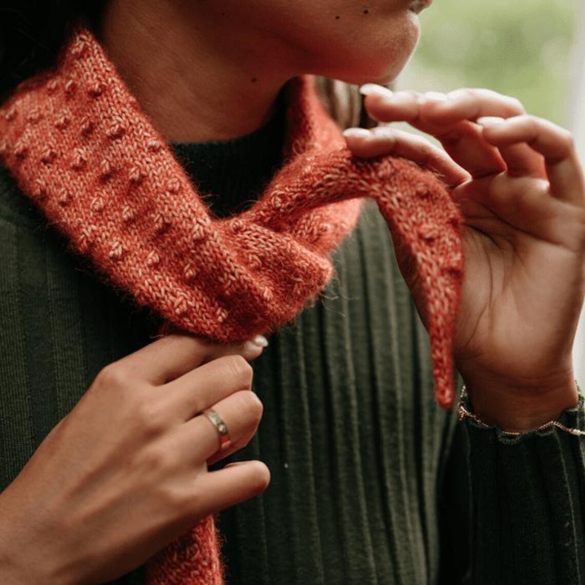 Crochet PATTERN Foretoken – the Crochet Textured Kerchief – Woven ...