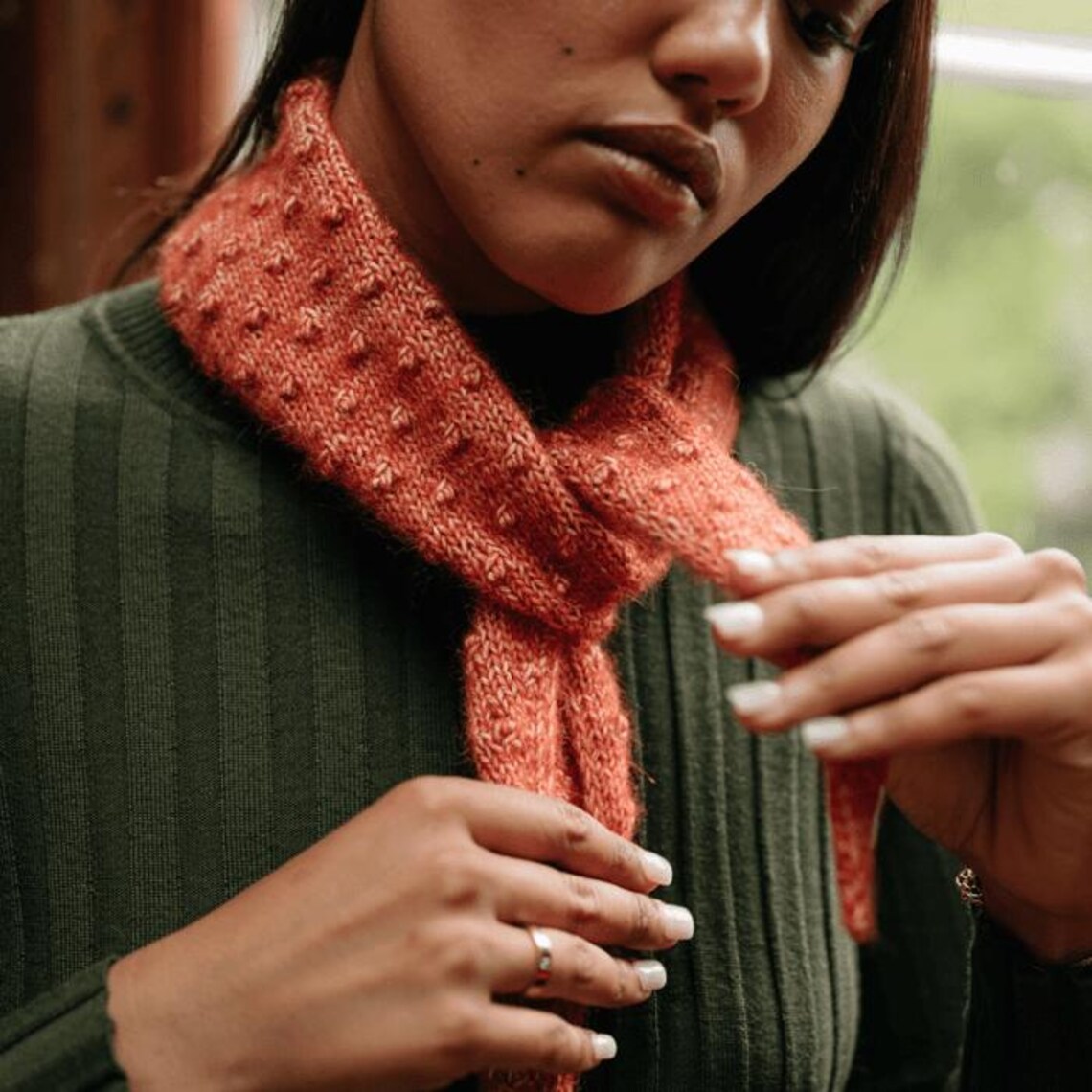 Crochet PATTERN Foretoken – the Crochet Textured Kerchief – Woven ...