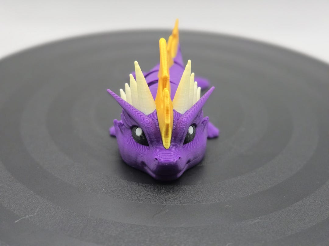 Spyro Inspired Lightning Dragon Keychain for Backpacks and Keys - Etsy