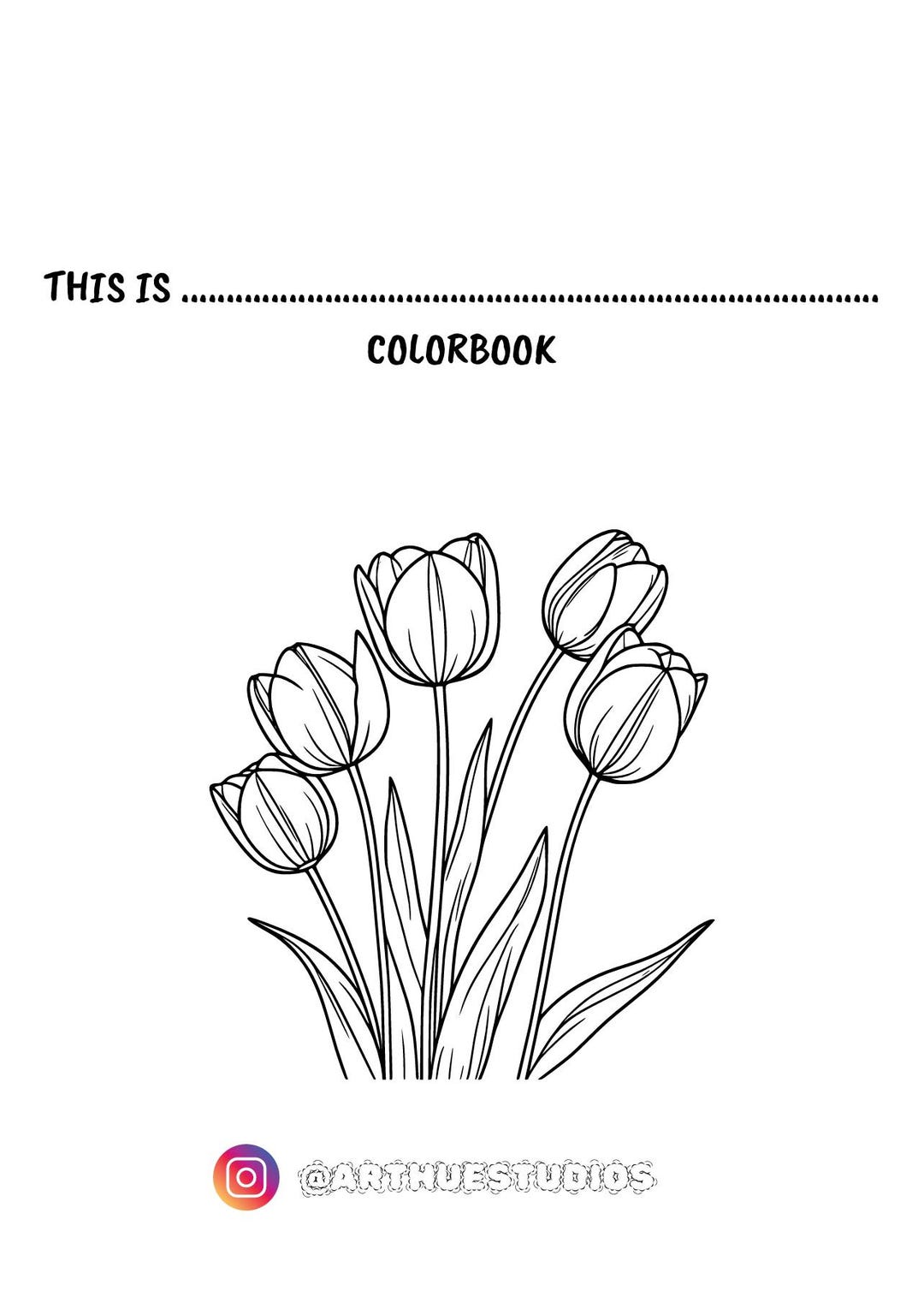 Flower Color Book – Digital Download – Art Hue Studios - Etsy