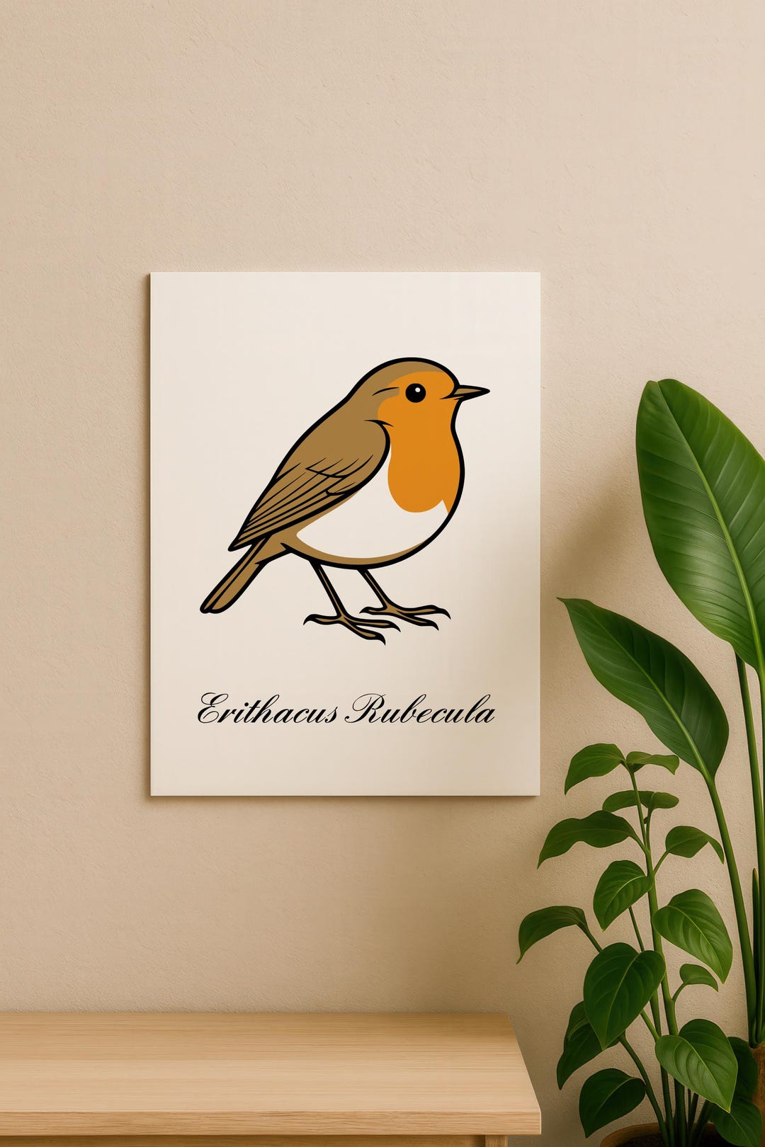 Robin Bird Vector Illustration – European Redbreast Clipart (svg, Eps ...