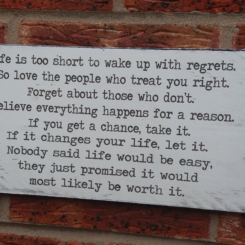 Life is Too Short - Etsy
