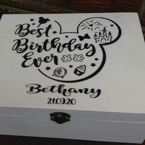 Elsa Frozen Disney Keepsake Memory Box Personalized Wooden Box - Etsy