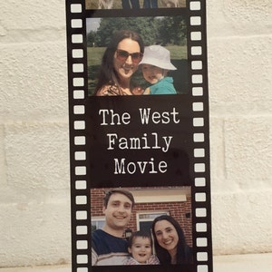 Film Strip Movie Personalised Aluminium Sign Hanging Personalized ...