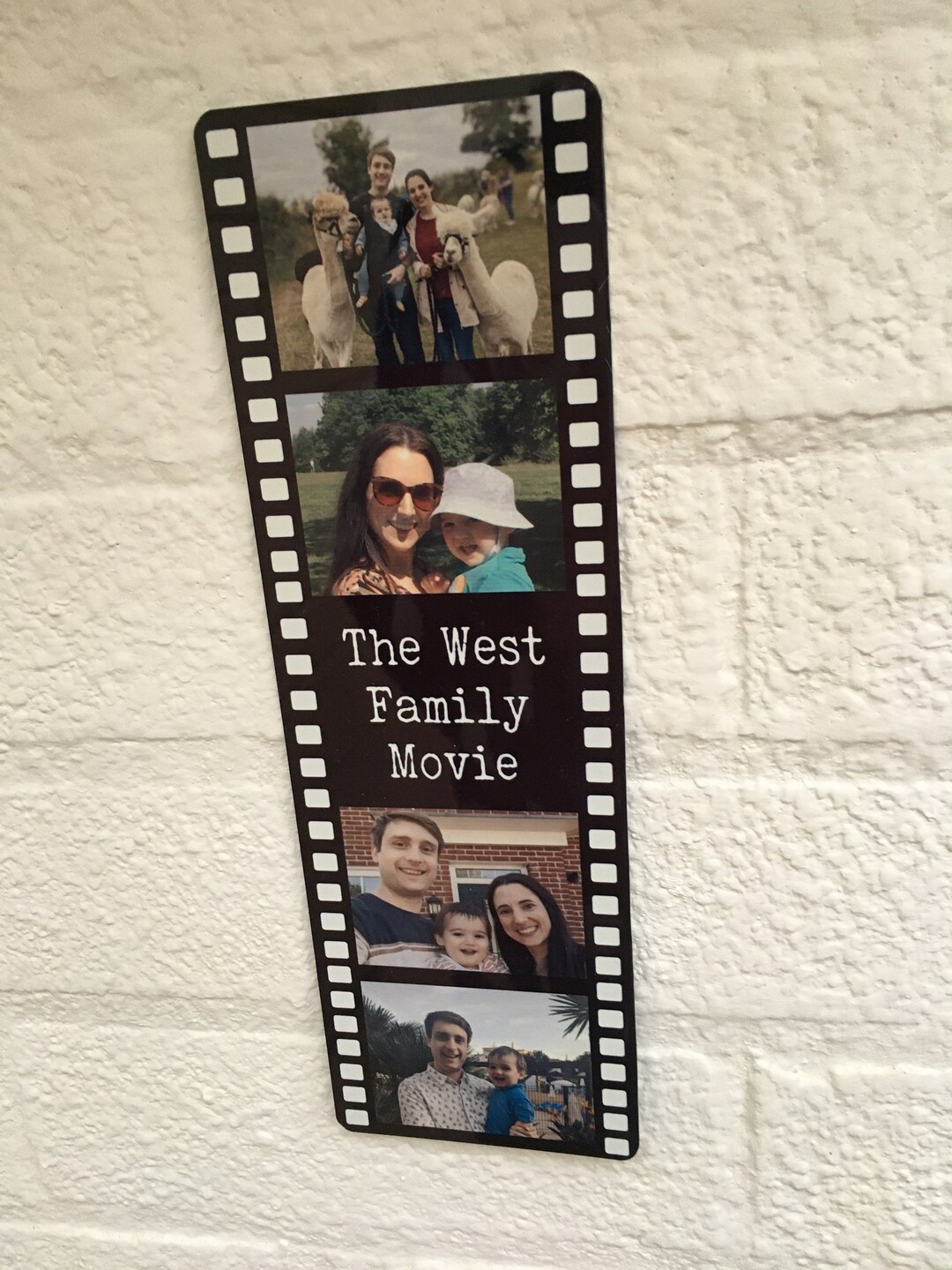 Film Strip Movie Personalised Aluminium Sign Hanging Personalized ...