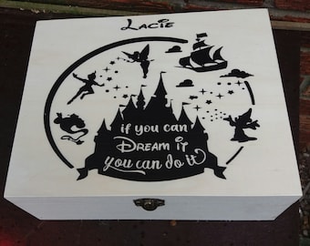 Vintage Disney Keepsake Memory Box Personalized Birthday - Etsy