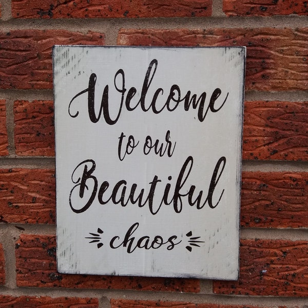 Shabby Chic Welcome - Etsy