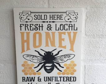 Honey for Sale Sign | Etsy