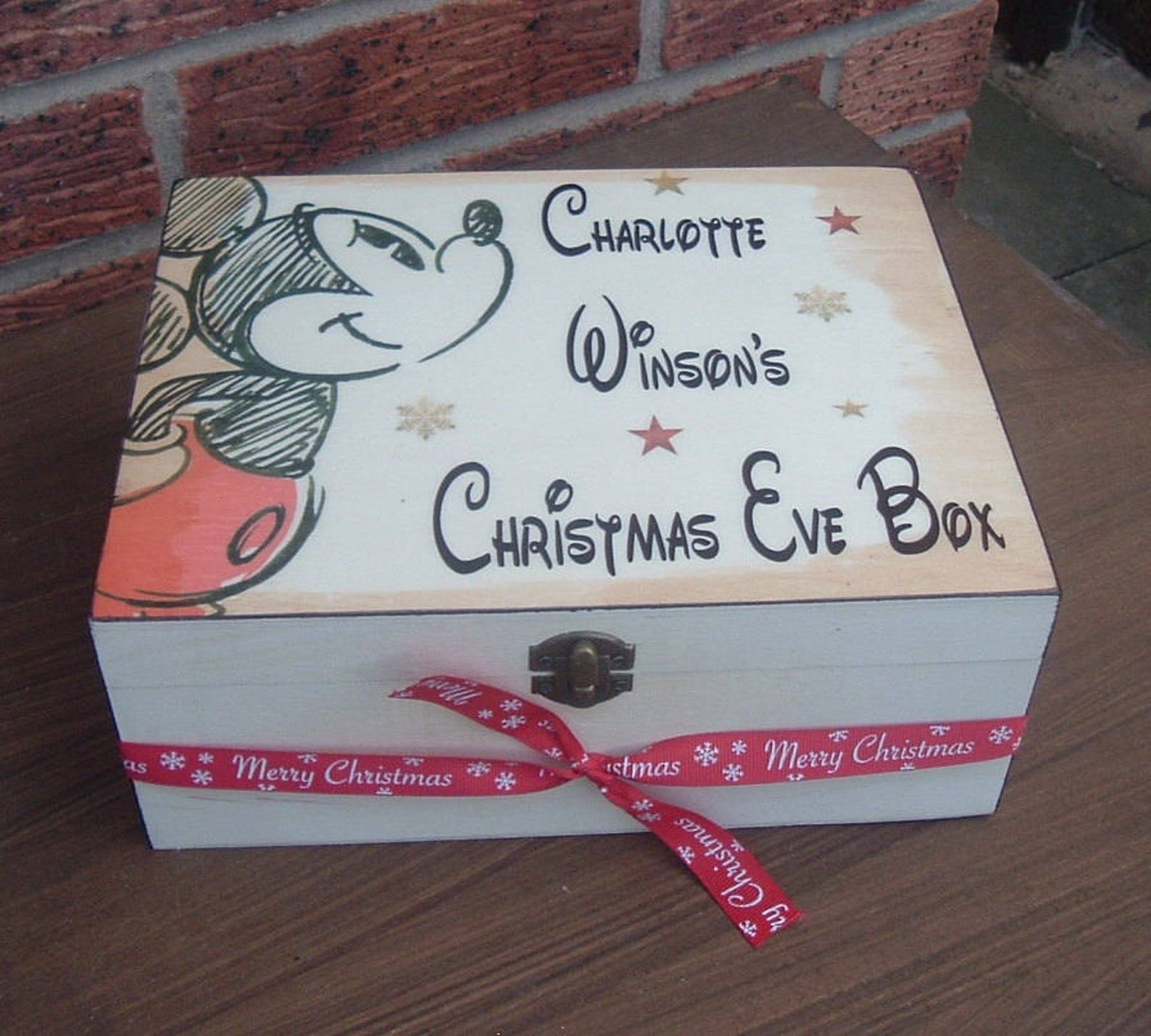 Vintage Disney Keepsake Christmas Memory Box Personalized | Etsy