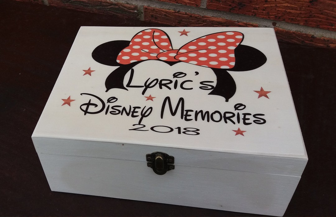 Vintage Disney Keepsake Memory Box Personalized Wooden Box Treat Box ...
