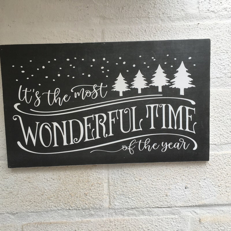 Christmas Chalkboard Sign - Etsy