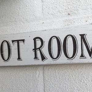 Shabby Chic Distressed Boot Room Sign Gift Idea Wooden Sign - Etsy