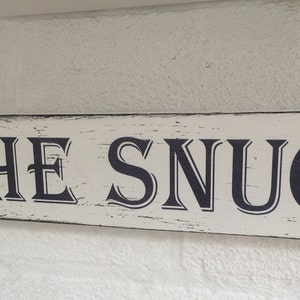 Rustic 'the Snug' Wooden Sign: Shabby Chic Plaque - Etsy
