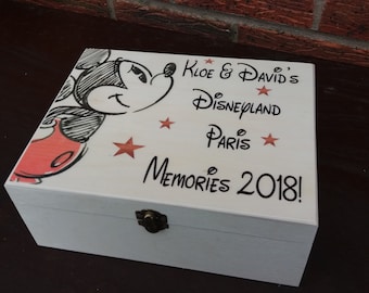 Vintage Disney Keepsake Memory Box Personalized Wooden Box | Etsy