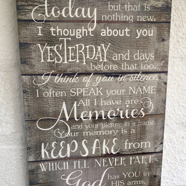 I Thought of You - Etsy