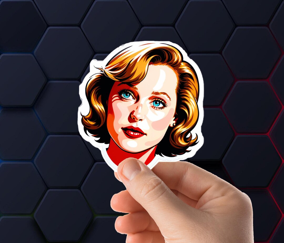 Scully X-files Sticker | Alien Conspiracy Sticker | Scully Sticker ...
