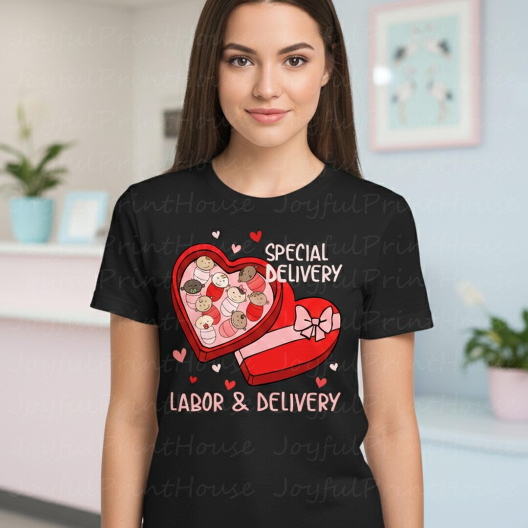 Labor and Delivery Nurse Shirt, Special Delivery Valentine Shirt, L&D ...