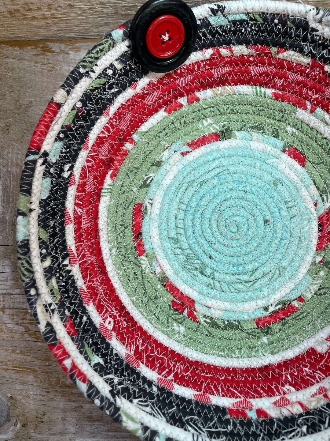 Little Tree by Lella Boutique Cotton Pottery Fabric Coiled Bowl Moda ...