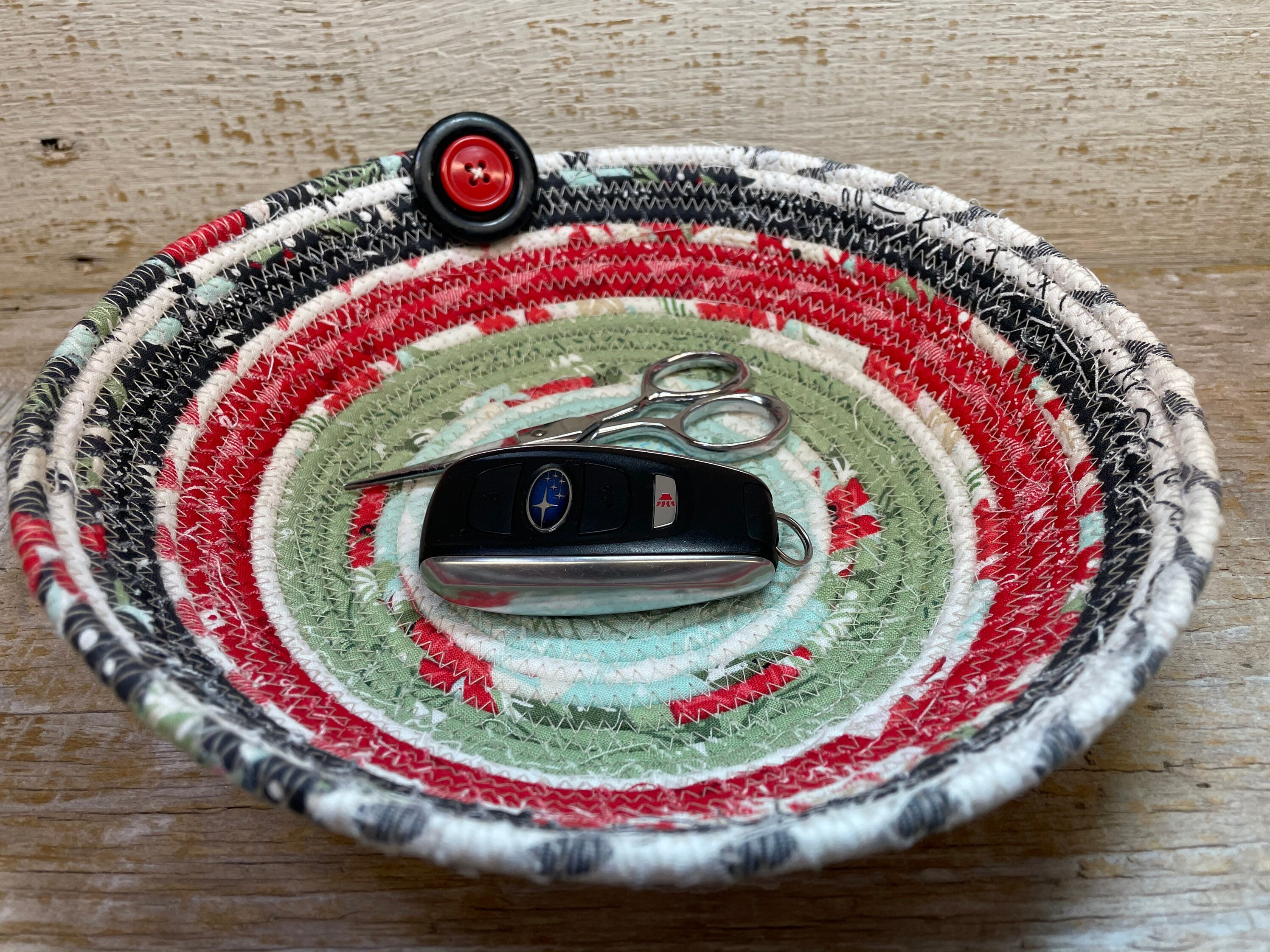 Little Tree by Lella Boutique Cotton Pottery Fabric Coiled Bowl Moda ...