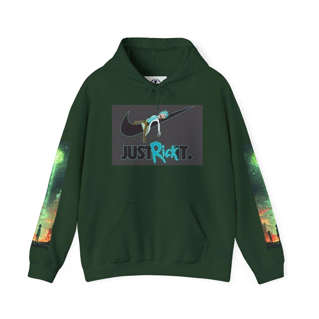 Just Rick It Hoodie, Rick and Morty Fan Gift, Funny TV Show Sweatshirt ...