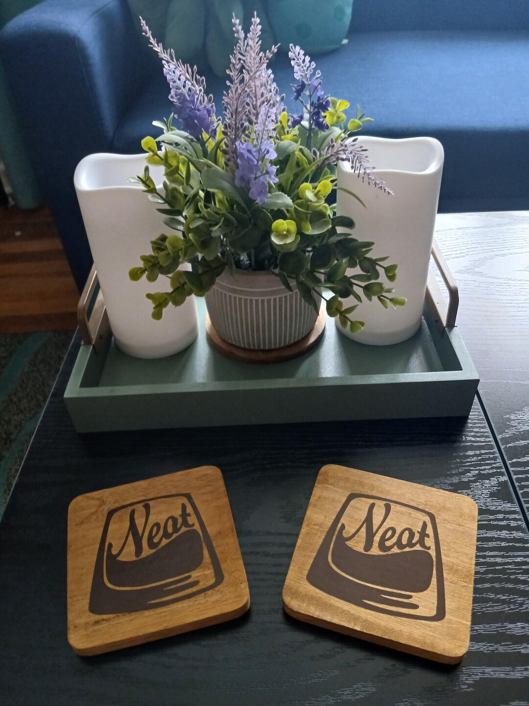 I Take My Whiskey Neat Coaster Set of 4 - Etsy