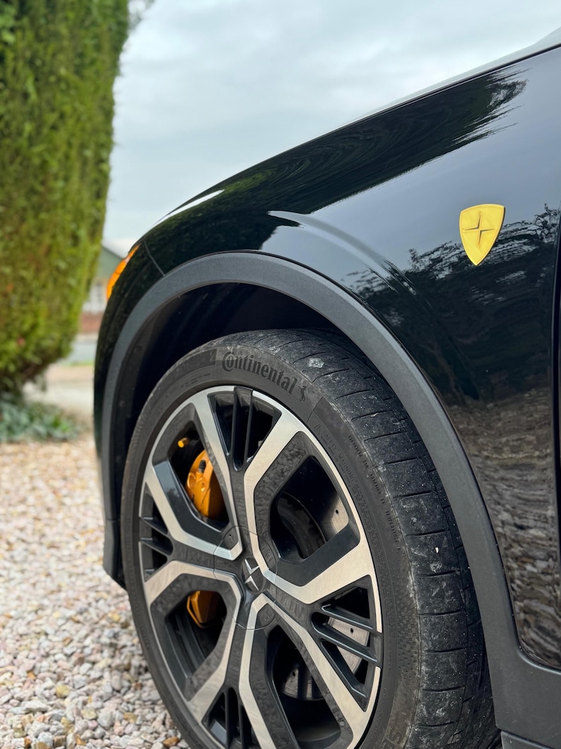 Gold Polestar Style Wing Decal , Prancing Moose, Volvo Style, 3d ...