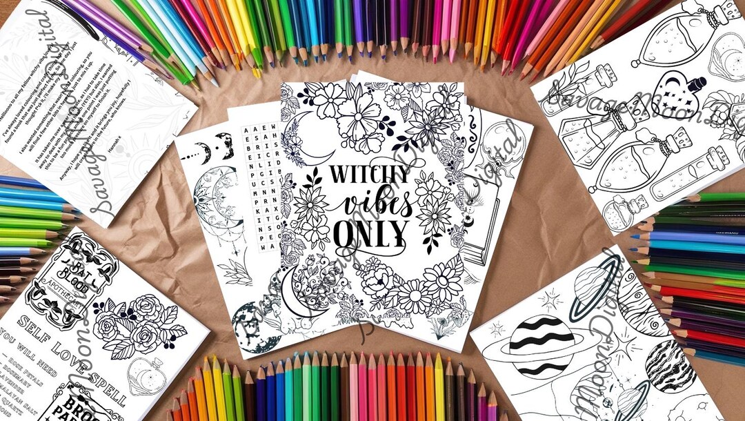 The Enchanted Occult Creations: A Digital Spellbinding Colouring ...