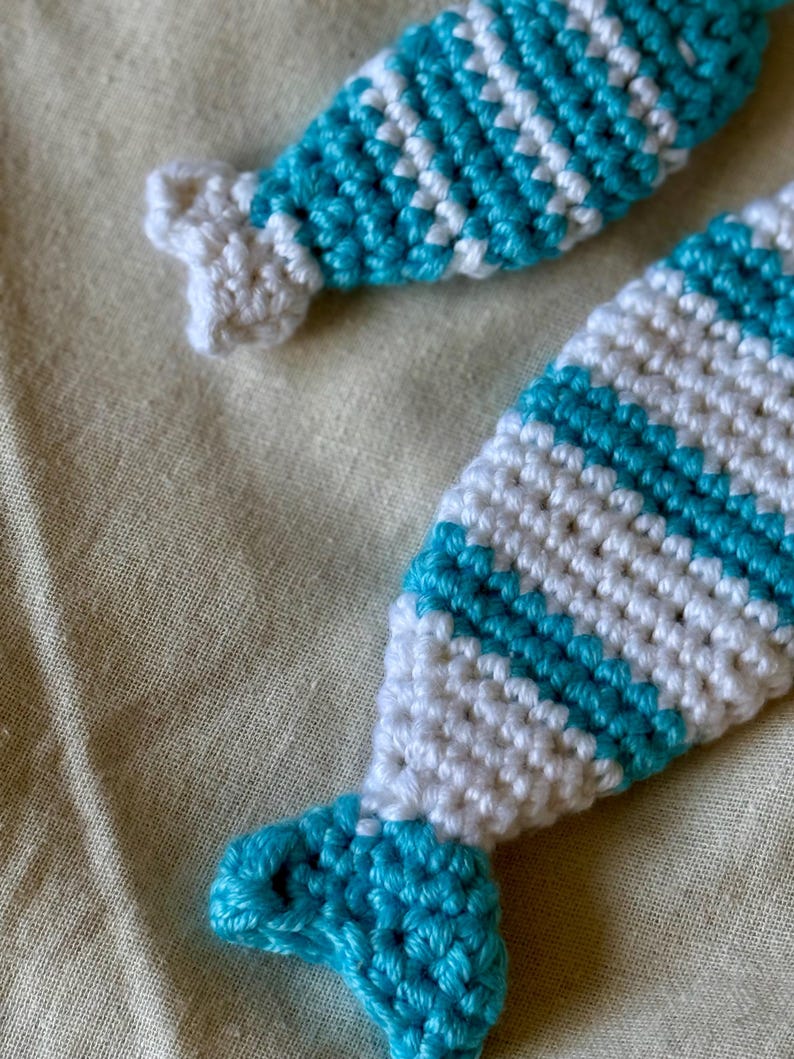 Sardines Crochet Pattern Keychain Amigurumi Tinned Fish Easy Tutorial ...