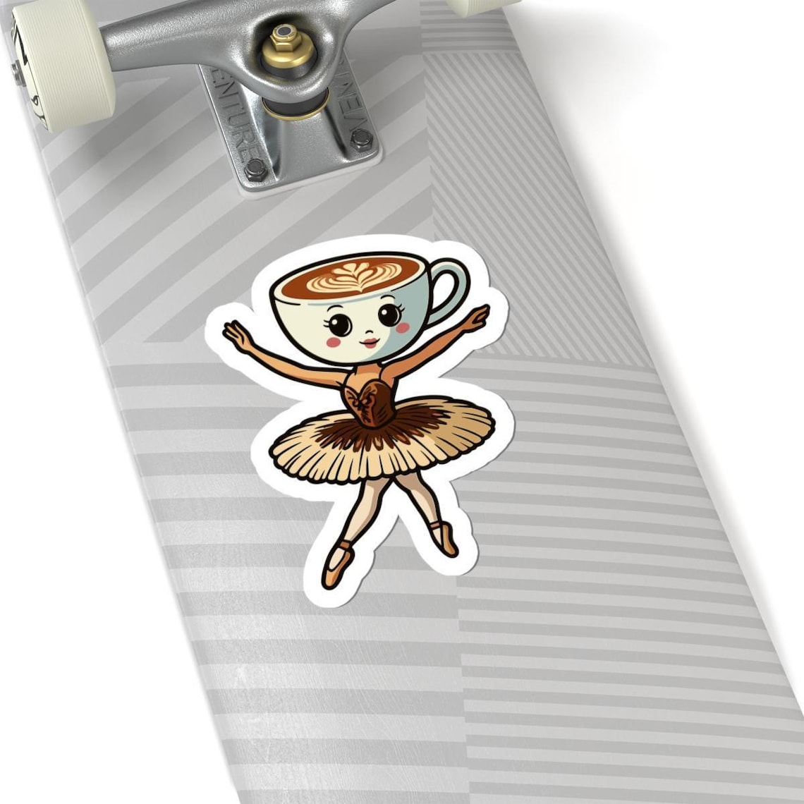 Ballerina Cappuccina Meme Sticker, Brainrot Memes, Internet Humor ...