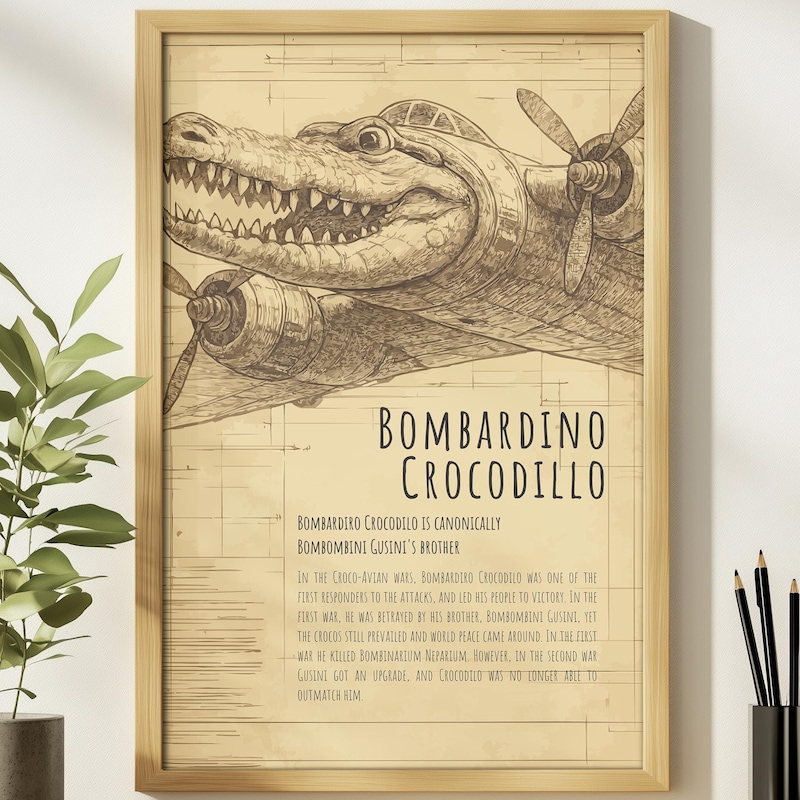 Coloriage italian brainrot - Etsy Italia