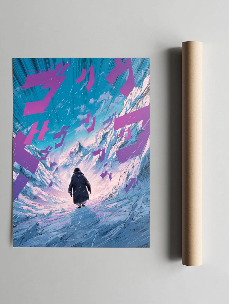 Nihilist Penguin Art Print, Lone Journey Poster, Inspirational Wall ...