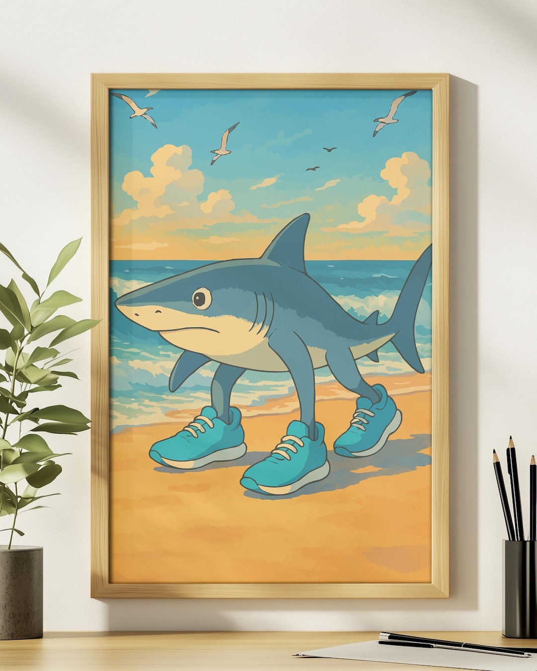 Tralalero Tralala Brainrot Meme Poster, Brainrot Memes, Meme Posters ...