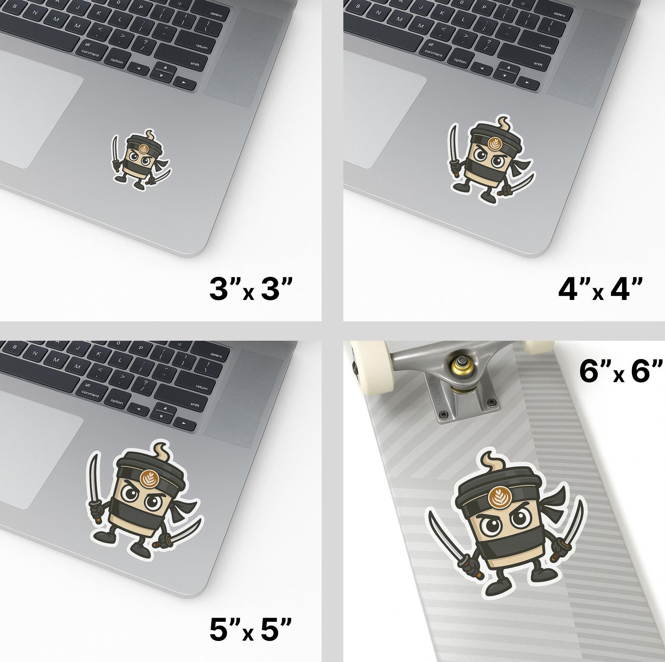 Capuchino Assassino Meme Sticker, Brainrot Memes, Internet Humor ...