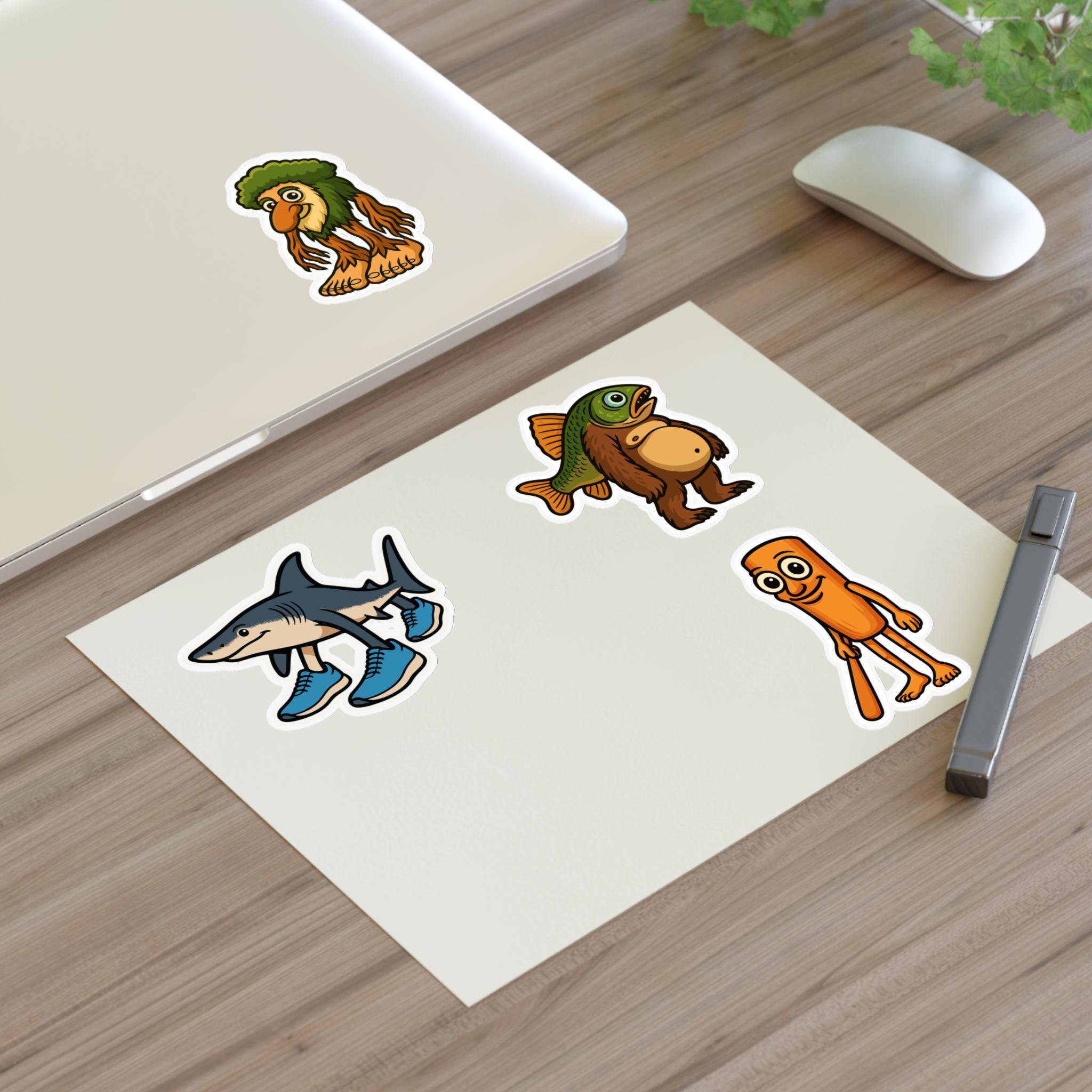 Tralalero Tralala Stickers, Tun Tun Tun Sahur, Brr Brr Patapim, Trippi ...