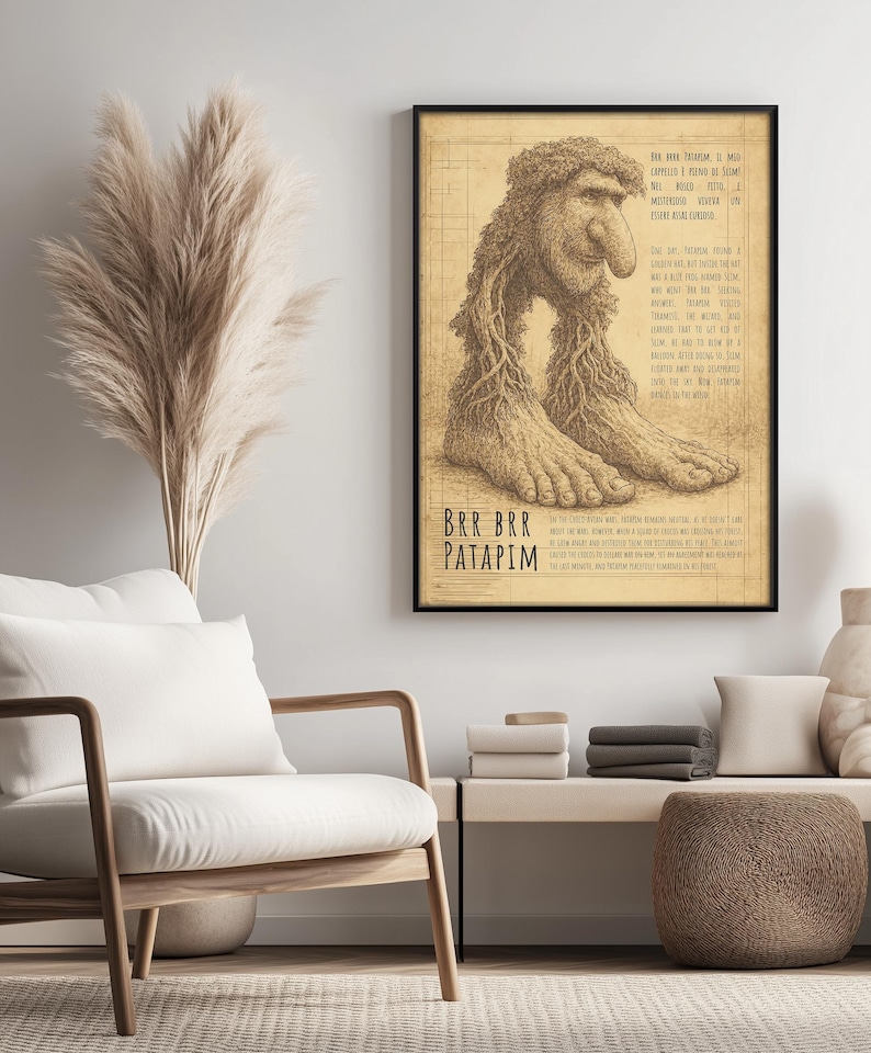 Brr Brr Patapim Brain Rot Meme Poster, Brainrot Memes, Meme Posters ...