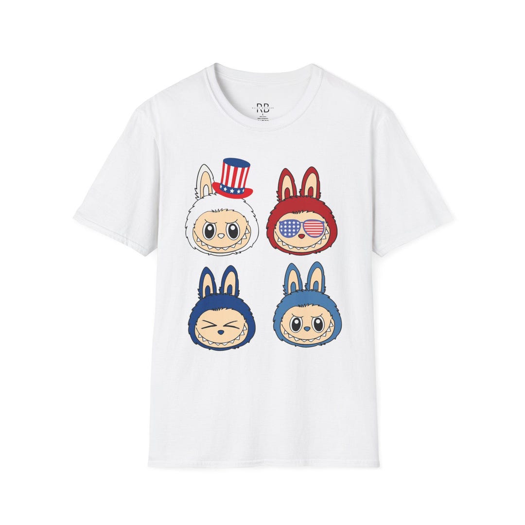 Labubu 4th of July Shirt, Labubu Outfits, Popmart Labubu Clothes ...
