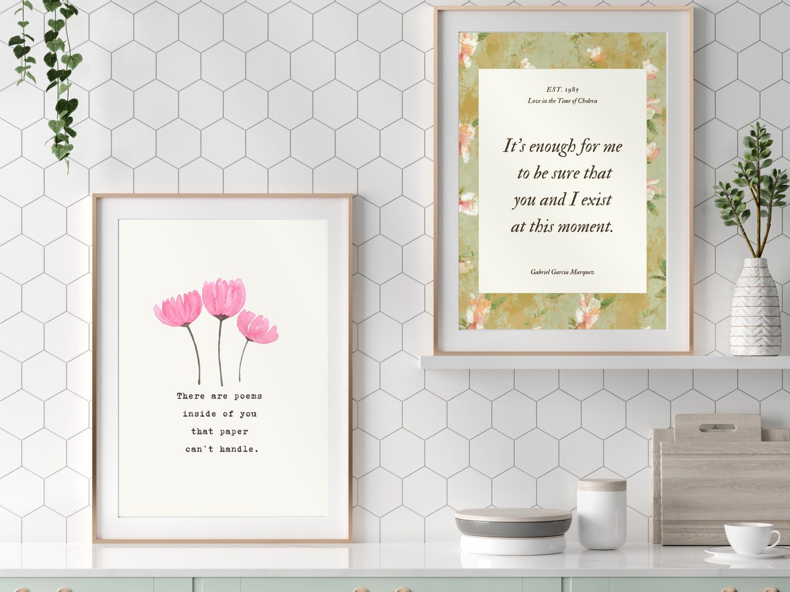 Self Love Poem Wall Art - Printable Short Poem Poster - Light Pink ...