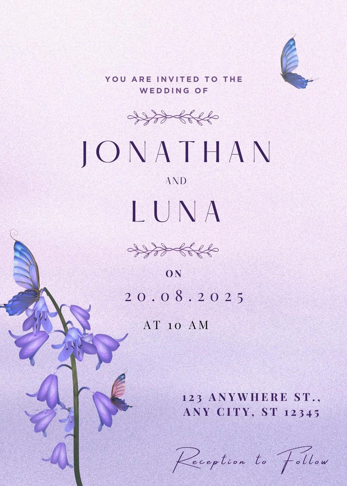 The Blooming Vows - Wedding Invitation Template Bundle - Etsy