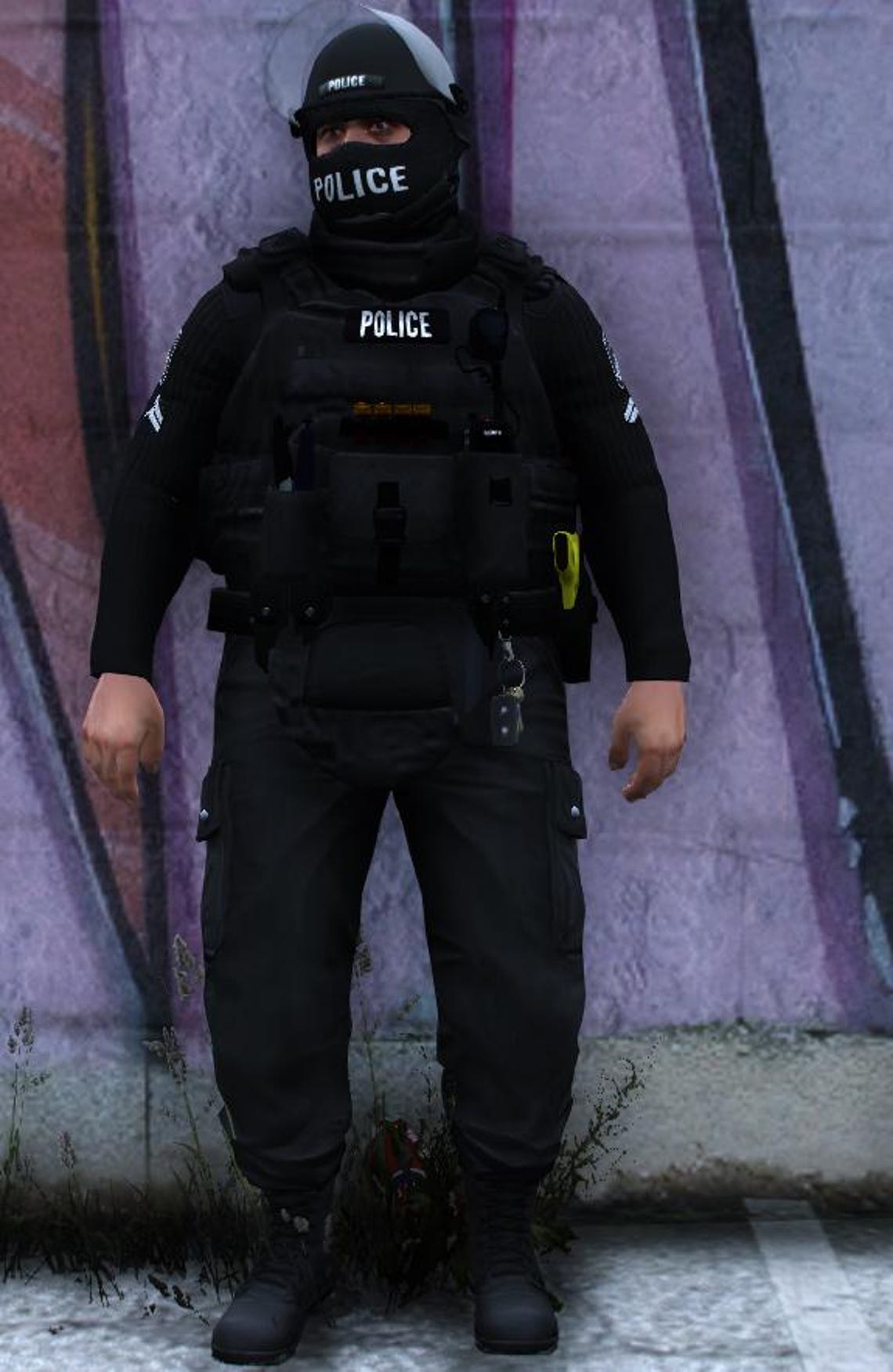 Fivem Fat Cop Ped | Custom Male Character |police, Civilian RP | Qbcore ...
