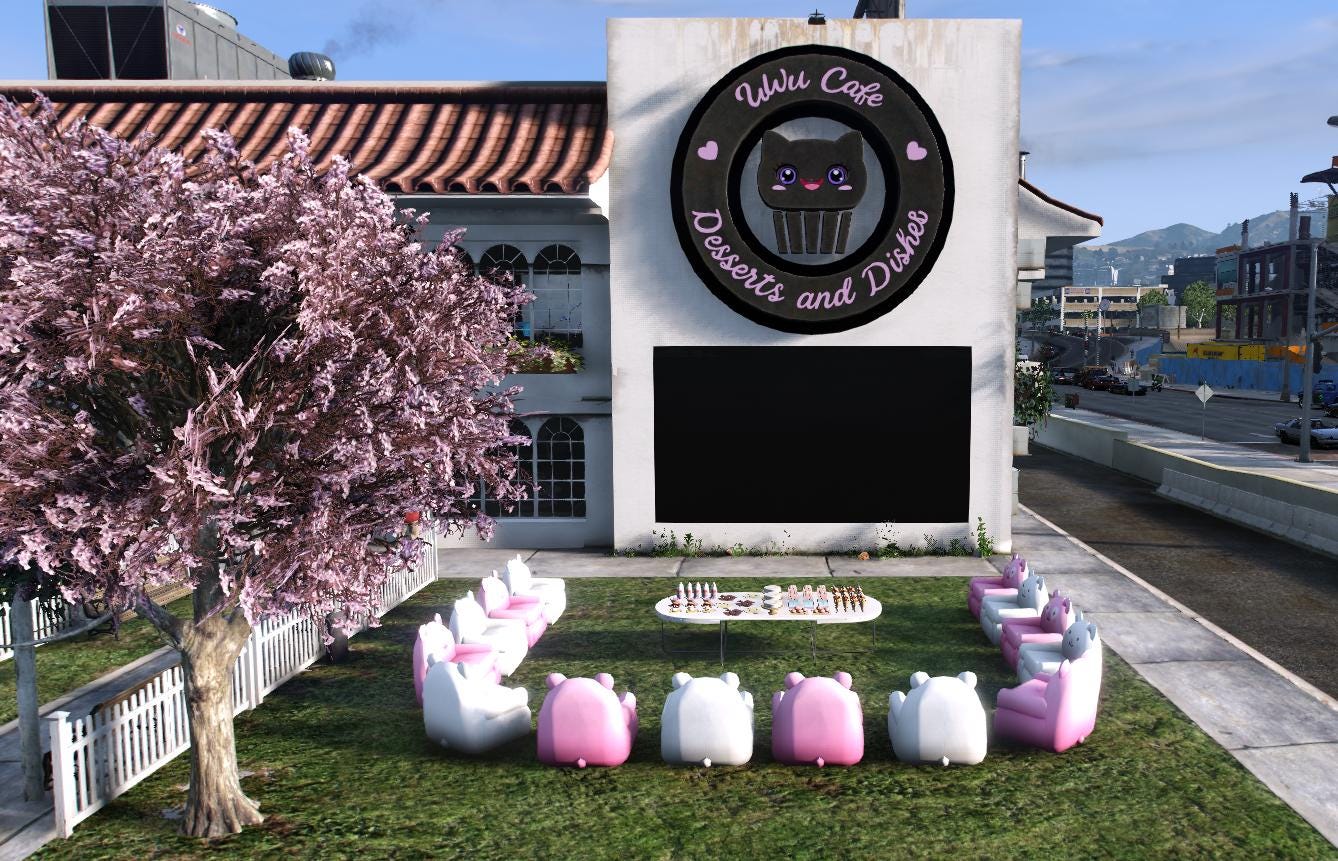 Uwu Cafe MLO: Custom Interior With Playground - Etsy