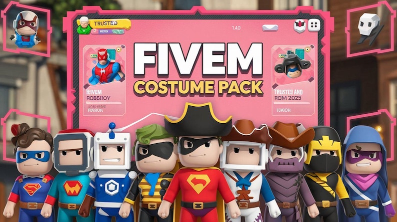 Fivem | Premium Custom Costumes Pack | Unbranded | Debadged | Highly ...