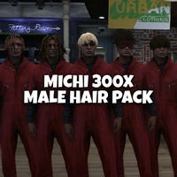 Fivem Male Hair & Beard Pack: 67 Hair Styles, 7 Beards - Etsy