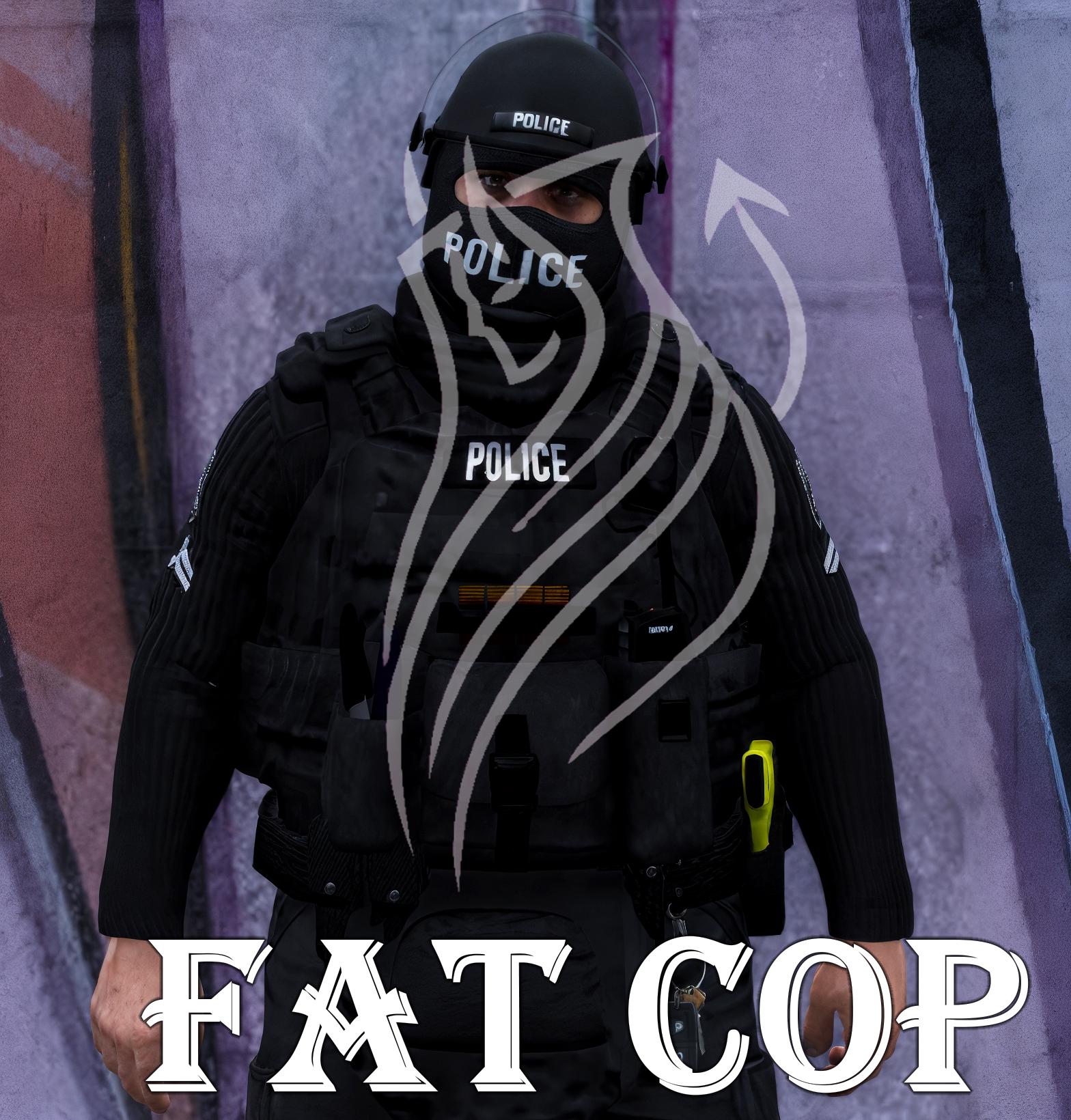 Fivem Fat Cop Ped | Custom Male Character |police, Civilian RP | Qbcore ...