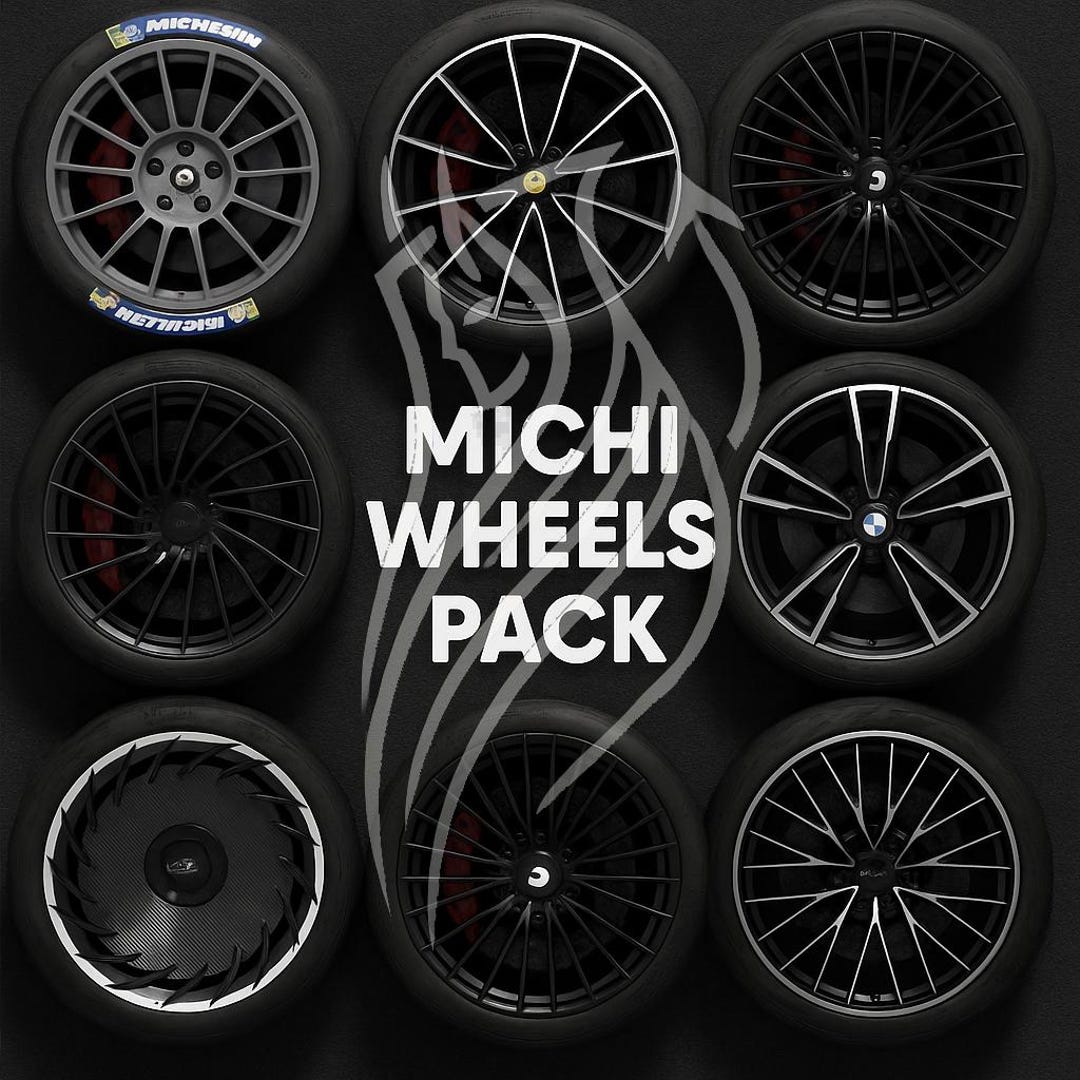 Fivem Mega Pack: 250+ Custom Wheel Rims | Unique Detailed Rims | Car ...