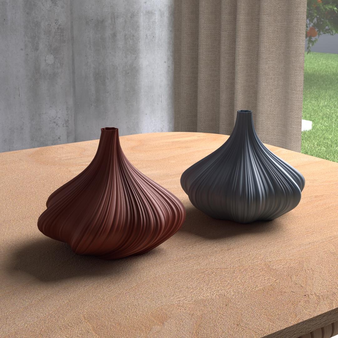 Parametric Flow Vase - Set of 2 Models by Msparametric - Etsy