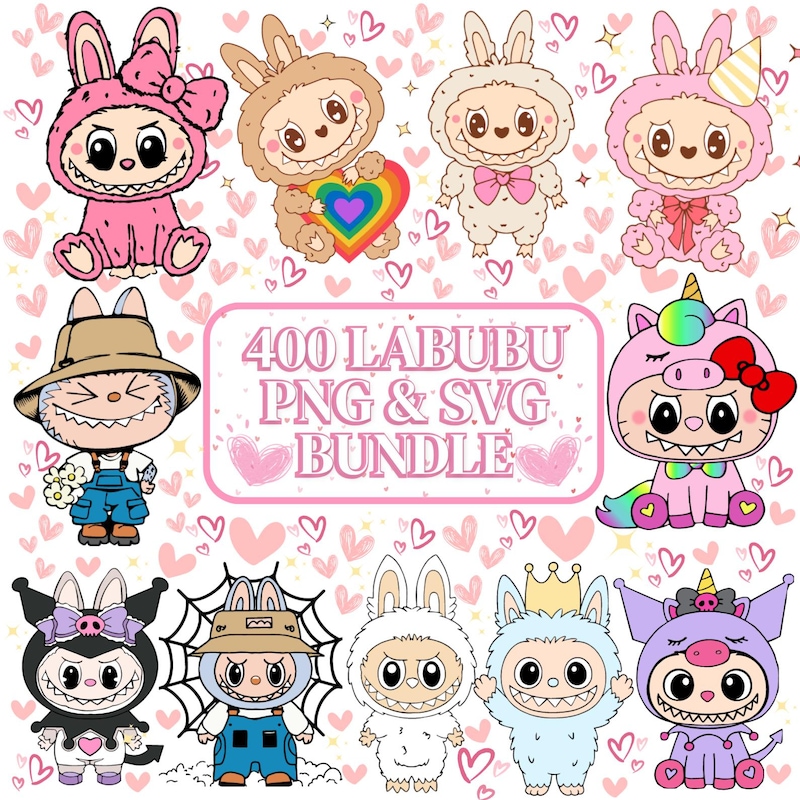 Labubu Clipart - Etsy