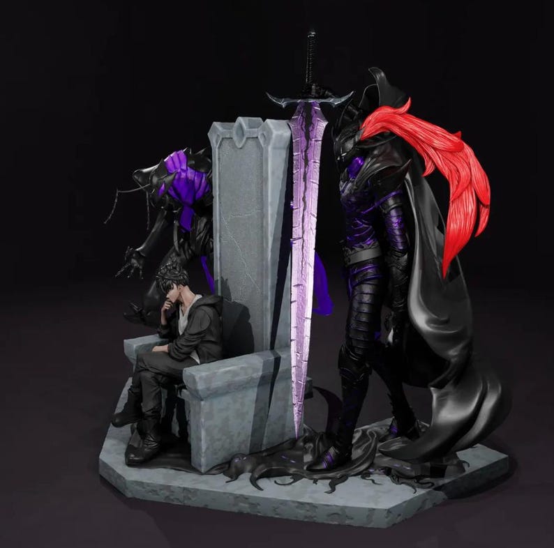 Sung Jin Woo ~ Solo Leveling - 3D Resin Printed Model ~ Unpainted ...