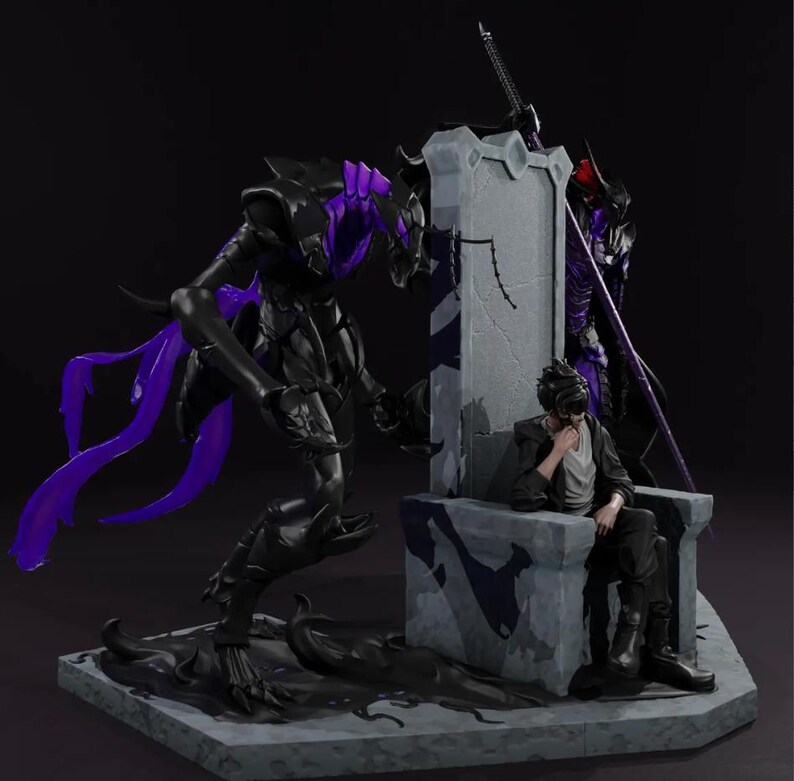 Sung Jin Woo ~ Solo Leveling - 3D Resin Printed Model ~ Unpainted ...